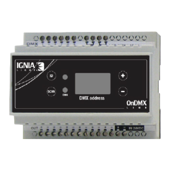 IGNIA LIGHT NANO INSTALLATION AND MAINTENANCE MANUAL Pdf Download ...