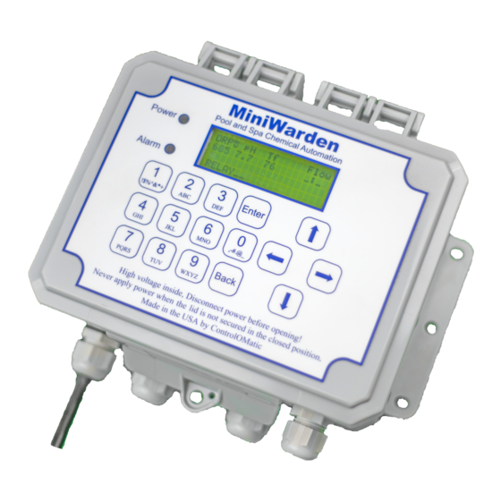 CONTROLOMATIC MINIWARDEN INSTALLATION MANUAL Pdf Download | ManualsLib