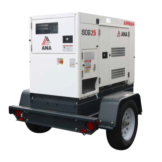 AIRMAN SDG25S-8E1 INSTRUCTION MANUAL Pdf Download | ManualsLib