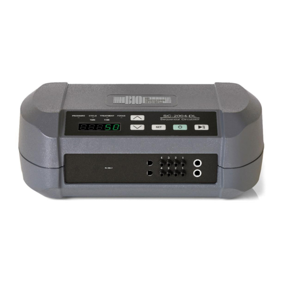 BIO COMPRESSION SYSTEMS SC-2004-DL OPERATING INSTRUCTIONS MANUAL Pdf ...