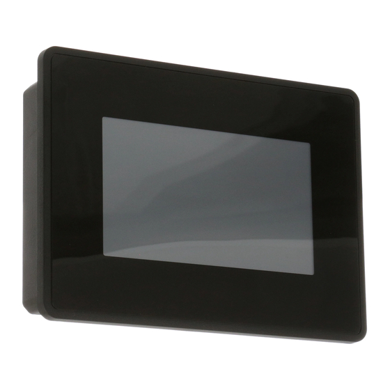 EXOR ESMART04M TOUCHSCREEN OPERATING INSTRUCTIONS MANUAL | ManualsLib