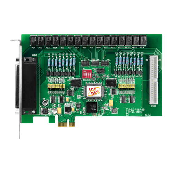 ICP DAS USA PEX-P8R8I QUICK START MANUAL Pdf Download | ManualsLib