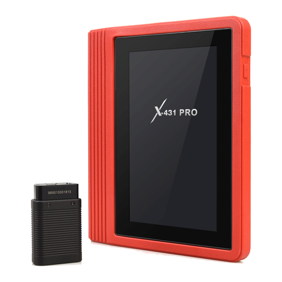 LAUNCH X-431 PROS V4.0 QUICK START MANUAL Pdf Download | ManualsLib