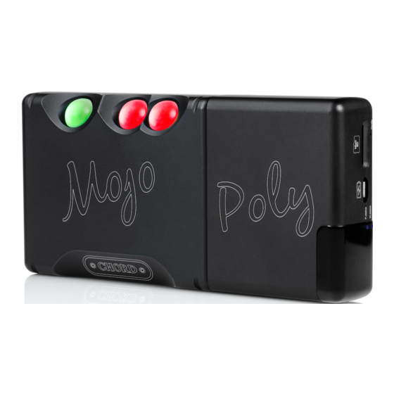 CHORD ELECTRONICS POLY USER MANUAL Pdf Download | ManualsLib