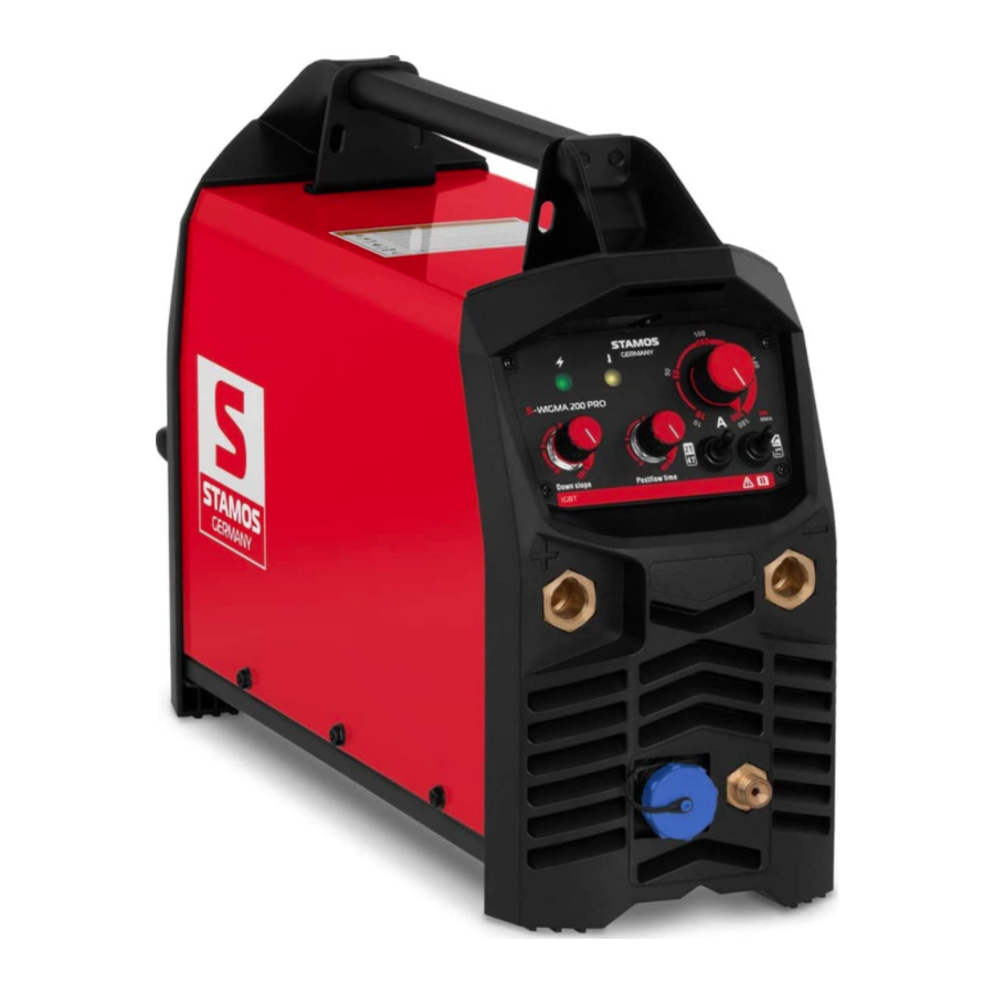 STAMOS S-WIGMA 200 PRO USER MANUAL Pdf Download | ManualsLib