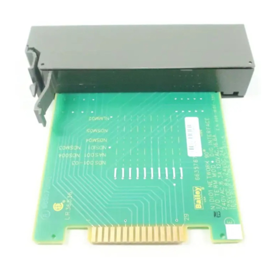 BAILEY INFI 90 NIDI01 INSTRUCTIONS MANUAL Pdf Download | ManualsLib