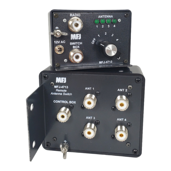 MFJ -4713 INSTRUCTION MANUAL Pdf Download | ManualsLib