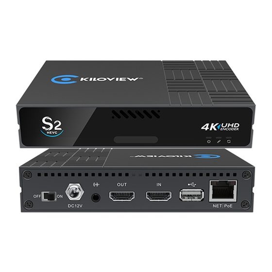 KILOVIEW S2 HEVC USER MANUAL Pdf Download | ManualsLib