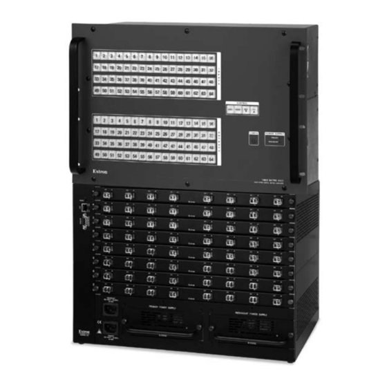 EXTRON ELECTRONICS FIBER MATRIX 6400 SETUP MANUAL Pdf Download | ManualsLib