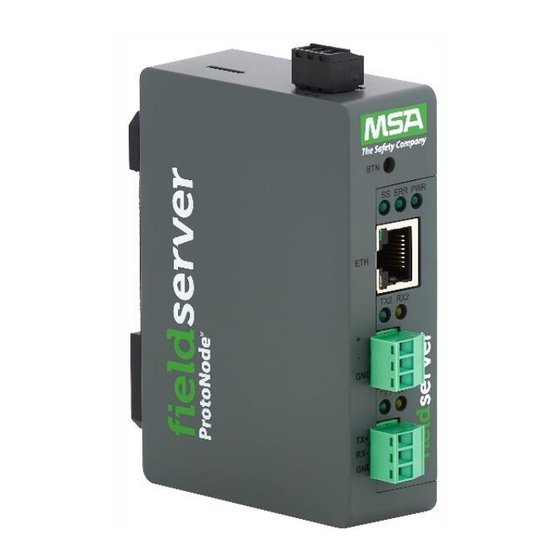 MSA PROTONODE FPC-N54 STARTUP MANUAL Pdf Download | ManualsLib