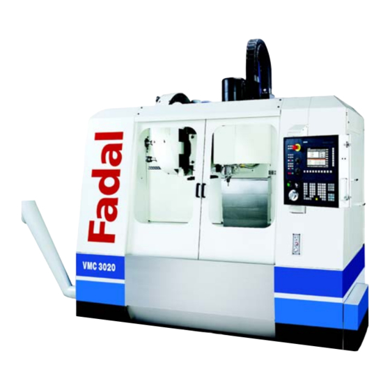 FADAL VMC 3020 OPERATOR'S MANUAL Pdf Download | ManualsLib