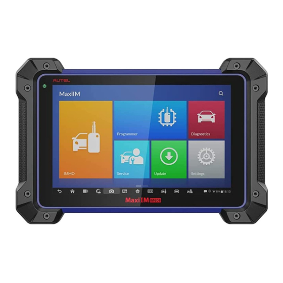 AUTEL MAXIIM IM608 MANUAL Pdf Download | ManualsLib