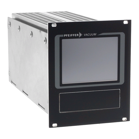 PFEIFFER VACUUM OMNICONTROL OPERATING INSTRUCTIONS MANUAL Pdf Download ...