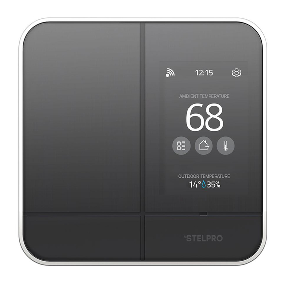 STELPRO MAESTRO QUICK START MANUAL Pdf Download | ManualsLib