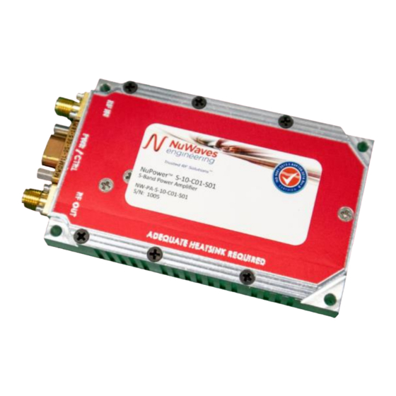 NUWAVES NUPOWER S-10-C01-S01 USER MANUAL Pdf Download | ManualsLib