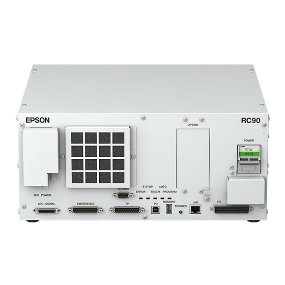 EPSON RC90 SERIES MAINTENANCE MANUAL Pdf Download | ManualsLib