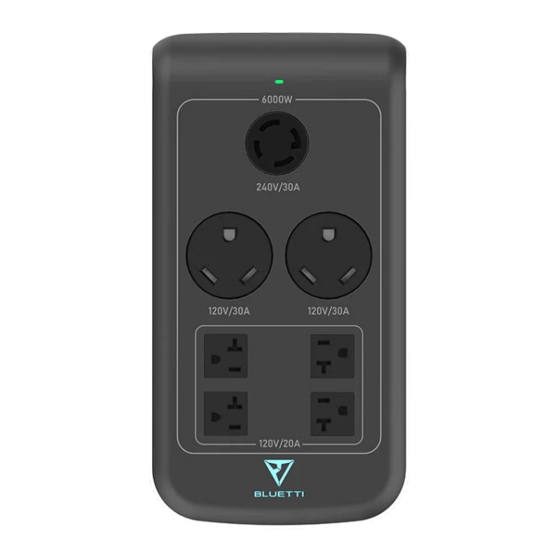 BLUETTI SPLIT PHASE FUSION BOX PRO P030A USER MANUAL Pdf Download ...