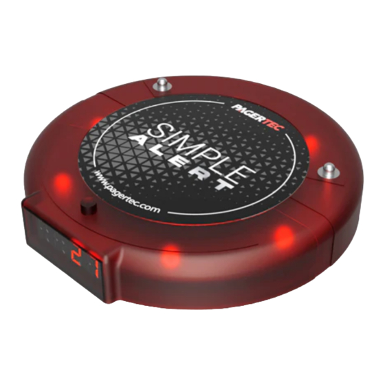 PAGERTEC SIMPLE ALERT USER MANUAL Pdf Download | ManualsLib