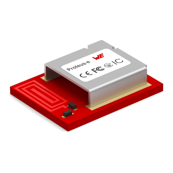 WURTH ELEKTRONIK PROTEUS-E REFERENCE MANUAL Pdf Download | ManualsLib