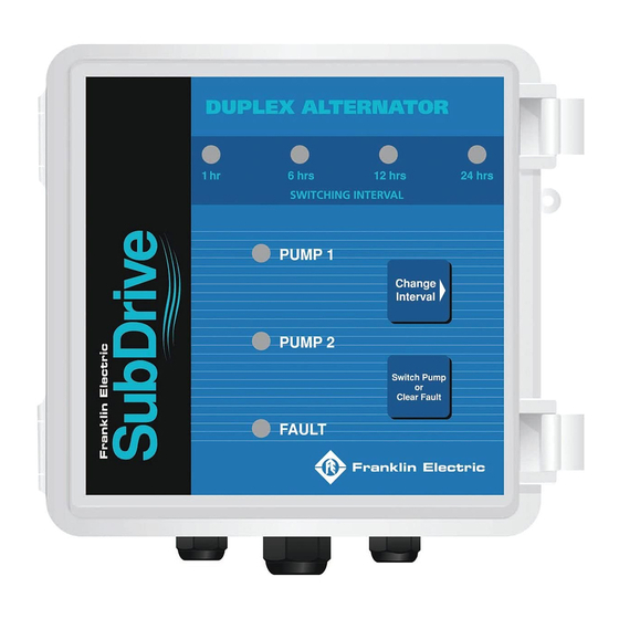 FRANKLIN ELECTRIC SUBDRIVE DUPLEX ALTERNATOR INSTALLATION MANUAL Pdf ...