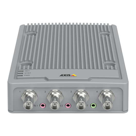 AXIS P7304 INSTALLATION MANUAL Pdf Download | ManualsLib