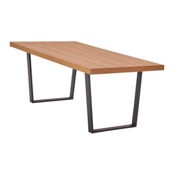 FANTASTIC FURNITURE BRIDGE DINING TABLE MANUAL Pdf Download | ManualsLib