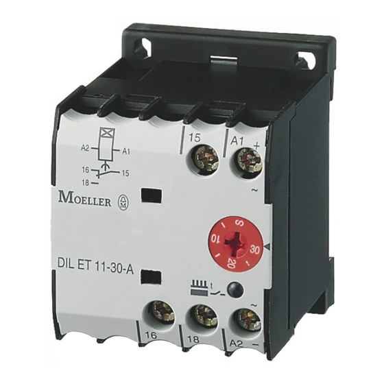 MOELLER DILET SERIES INSTALLATION INSTRUCTIONS Pdf Download | ManualsLib