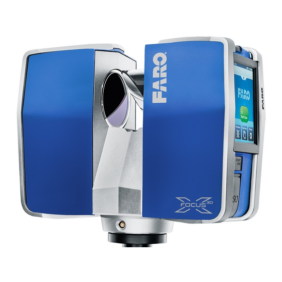 FARO FOCUS3D MANUAL Pdf Download | ManualsLib