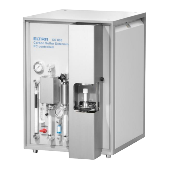 ELTRA CS800 OPERATING MANUAL Pdf Download | ManualsLib