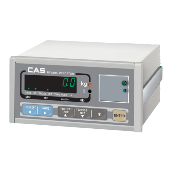 CAS NT-580A MANUAL Pdf Download | ManualsLib