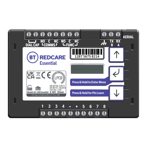 BT REDCARE ESSENTIAL INSTALLATION MANUAL Pdf Download | ManualsLib