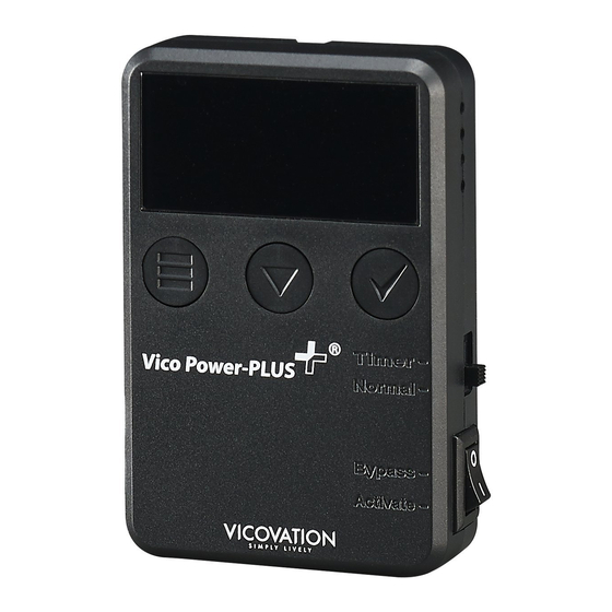 VICOVATION VICO POWER-PLUS INSTRUCTION MANUAL Pdf Download | ManualsLib
