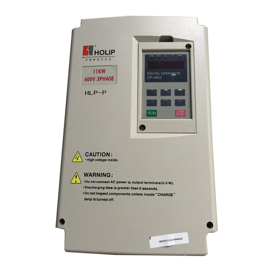 HOLIP HLP-P SERIES MANUAL Pdf Download | ManualsLib