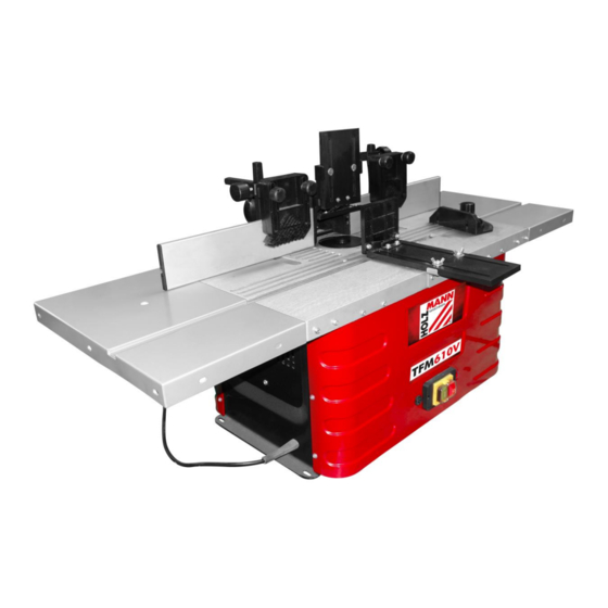 HOLZMANN MASCHINEN TFM610V OPERATING MANUAL Pdf Download | ManualsLib