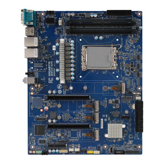GIGABYTE MW34-SP0 USER MANUAL Pdf Download | ManualsLib