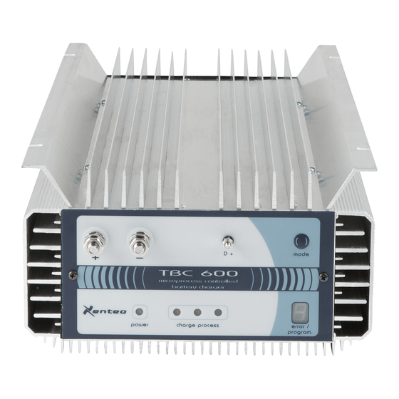 XENTEQ TBC 600 SERIES USER MANUAL Pdf Download | ManualsLib
