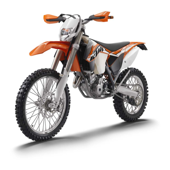 KTM 125 EXC EU 2014 SETUP INSTRUCTIONS Pdf Download | ManualsLib