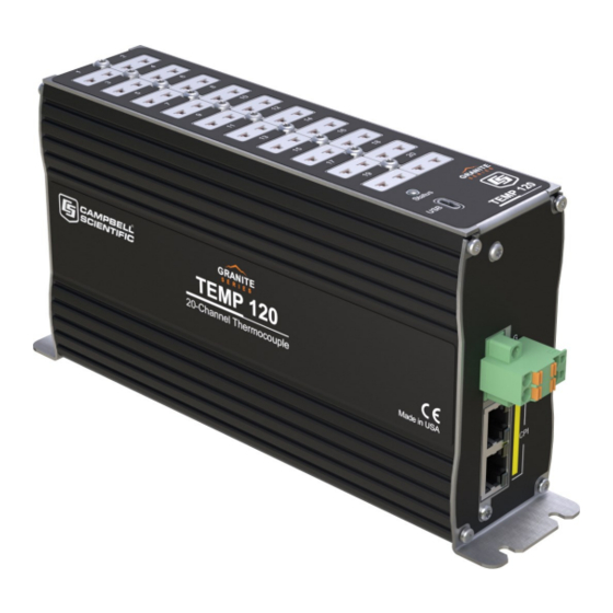 CAMPBELL TEMP 120 PRODUCT MANUAL Pdf Download | ManualsLib