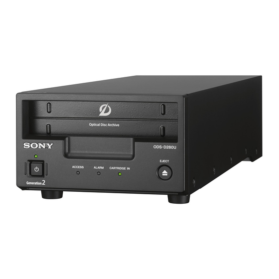 SONY ODS-D280U SERVICE MANUAL Pdf Download | ManualsLib