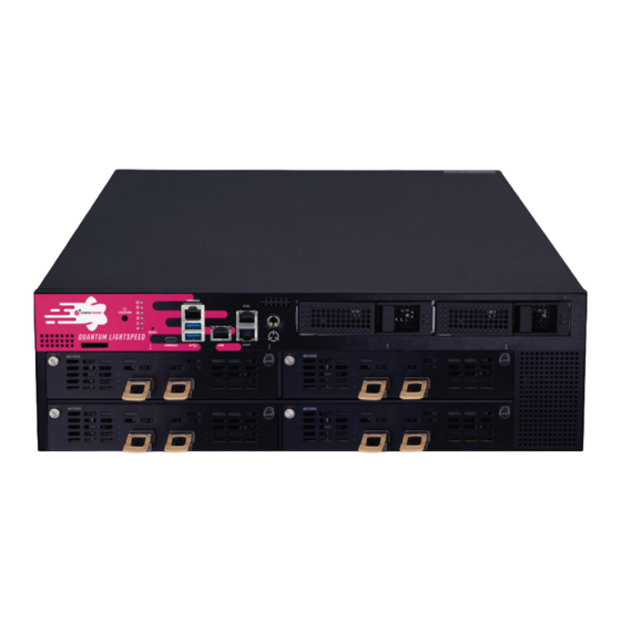 CHECK POINT QUANTUM LIGHTSPEED QUICK START MANUAL Pdf Download | ManualsLib