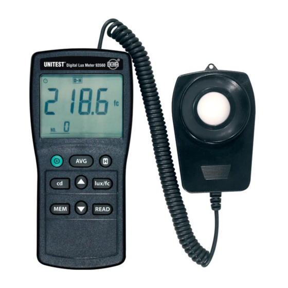 BEHA UNITEST 93560 INSTRUCTION MANUAL Pdf Download | ManualsLib