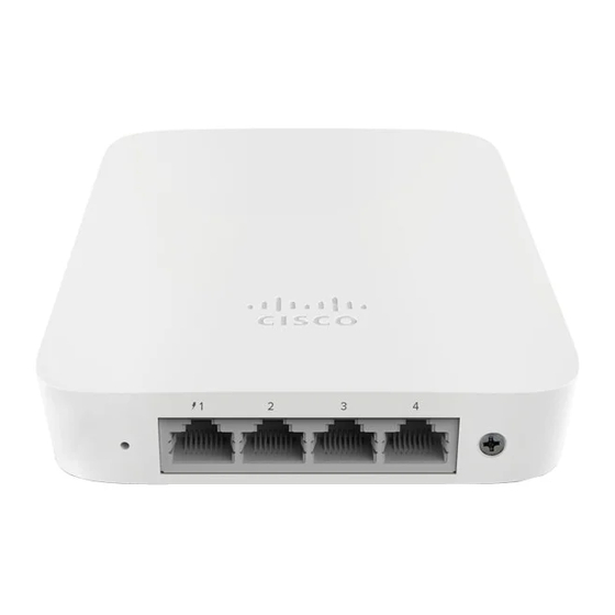 CISCO MERAKI MR36H INSTALLATION MANUAL Pdf Download | ManualsLib