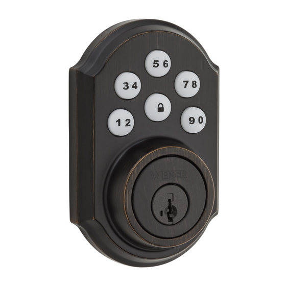 WEISER SMARTCODE5 INSTALLATION & PROGRAMMING MANUAL Pdf Download ...