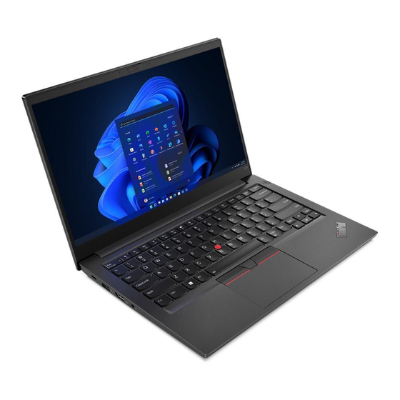 LENOVO THINKPAD E14 GEN 4 USER MANUAL Pdf Download | ManualsLib