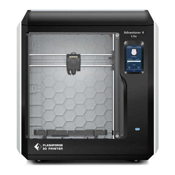 FLASHFORGE 3D PRINTER ADVENTURER 4 SERIES USER MANUAL Pdf Download ... FLASHFORGE 3D PRINTER ADVENTURER 4 SERIES USER MANUAL Pdf Download ...
