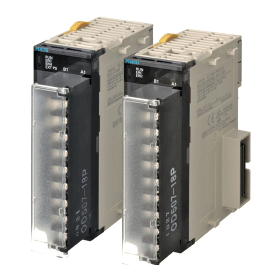 OMRON CJ SERIES OPERATION MANUAL Pdf Download | ManualsLib