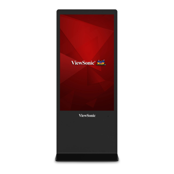 VIEWSONIC EP5542 USER MANUAL Pdf Download | ManualsLib