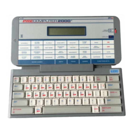 VTECH PRECOMPUTER 2000 MANUAL Pdf Download | ManualsLib