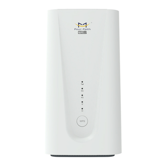 FOUR-FAITH 5G CPE F-NR300 USER MANUAL Pdf Download | ManualsLib