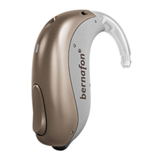 BERNAFON ALPHA MINIBTE T INSTRUCTIONS FOR USE MANUAL Pdf Download ...